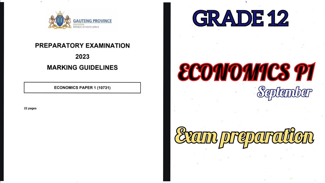 Grade 12 Economics paper 1| September Examination - YouTube