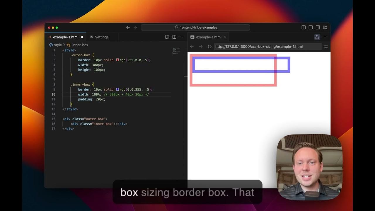 CSS Box Sizing - Frontend 5 - YouTube