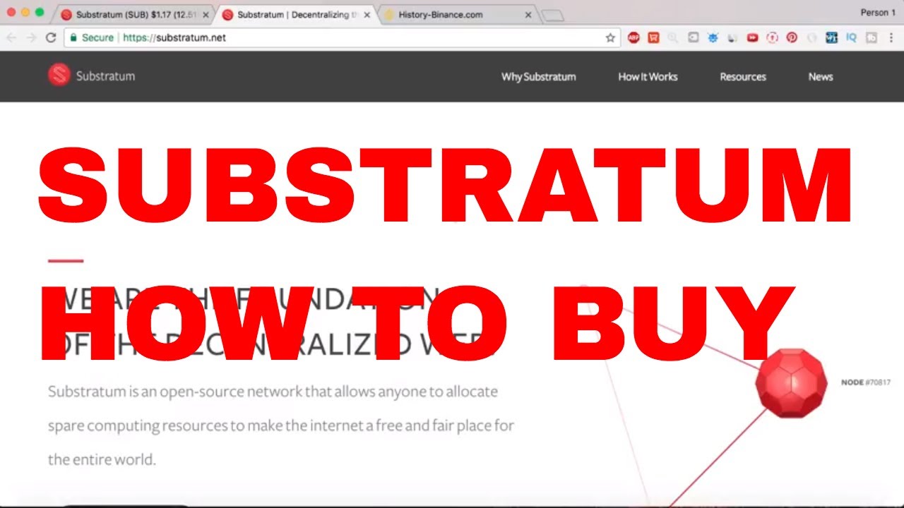 What is Substratum and How to buy it? (SUB) - YouTube