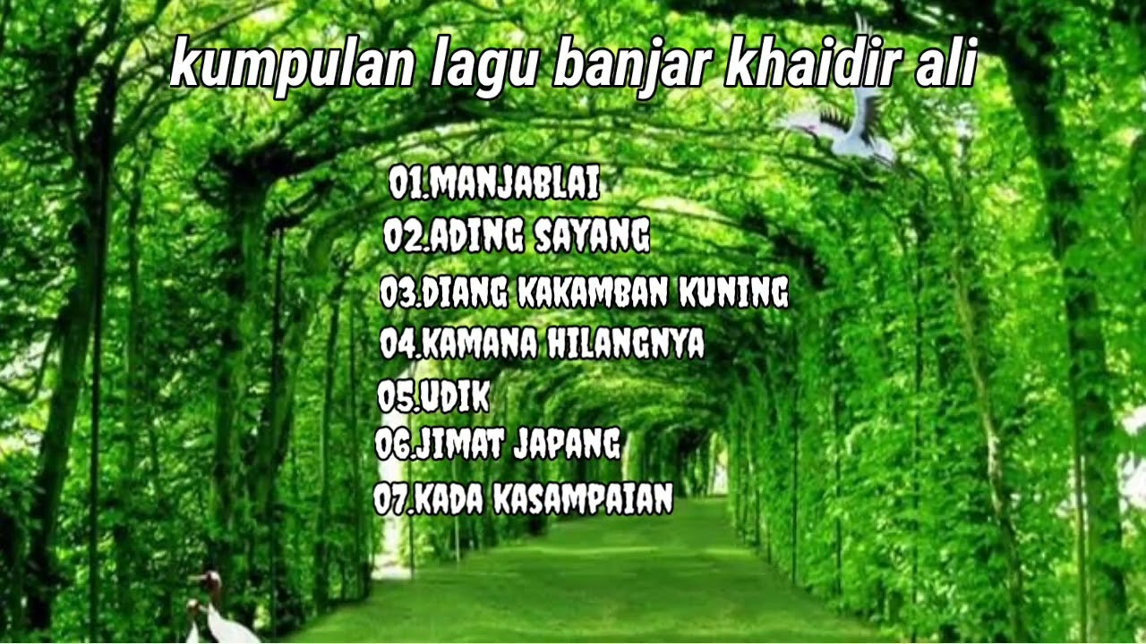 kumpulan lagu banjar khaidir ali - YouTube