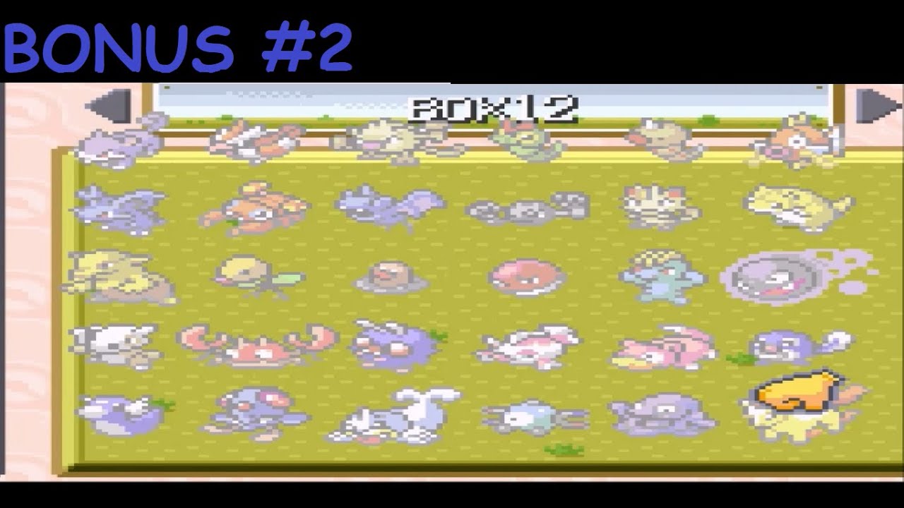 How to select multiple Pokémon in the PC! (Pokémon Leaf Green Bonus ...