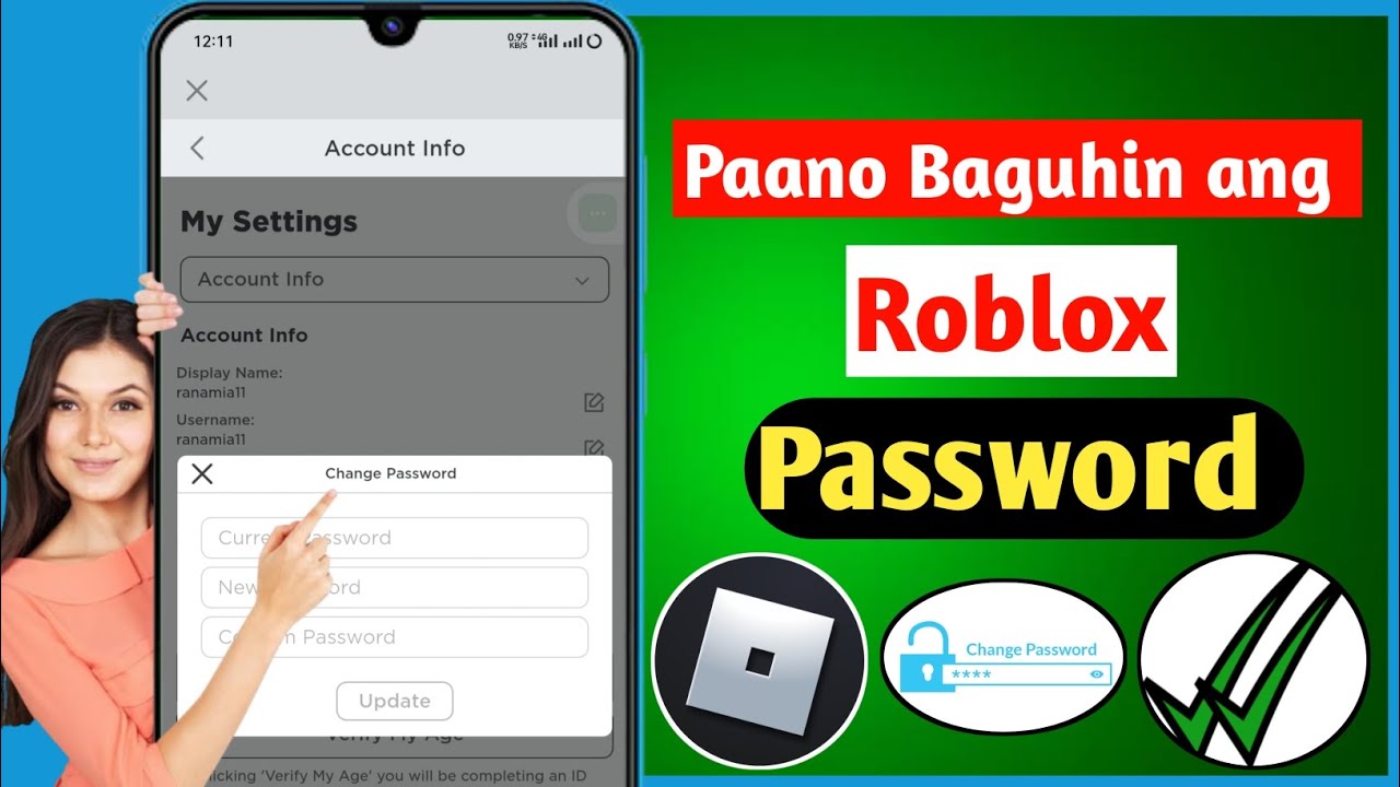 Paano Palitan ang Password Sa Roblox Mobile 2023 | Baguhin ang Roblox ...