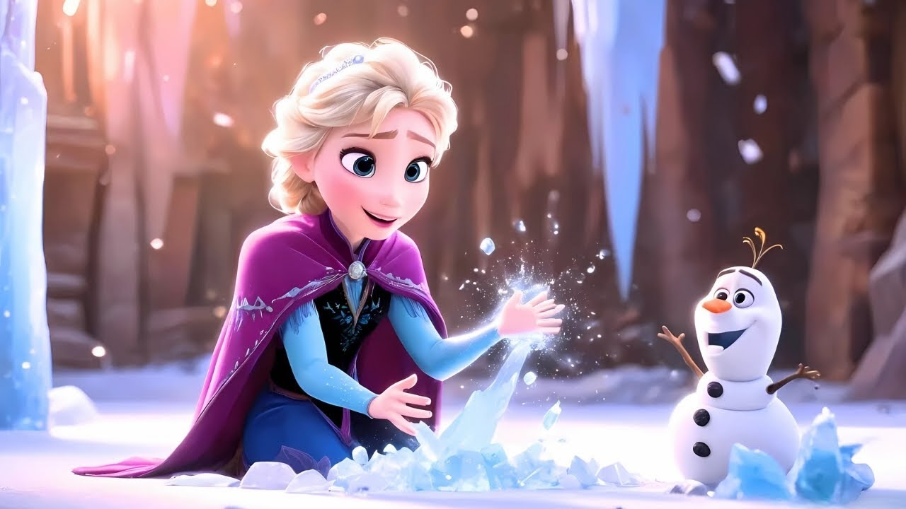 Elsa and the Whispering Glaciers | Frozen Princess Stories | Animated | Bedtime #disney # ...