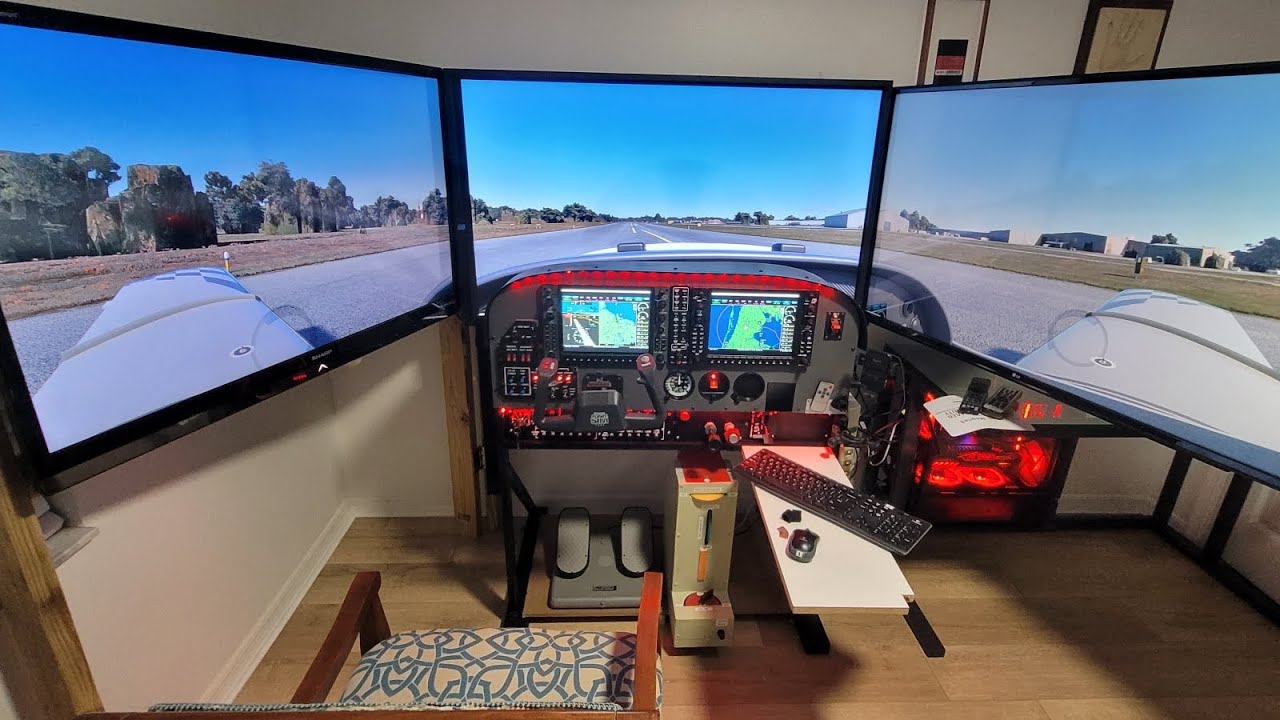 DIY flight sim, Cessna G1000 complete cockpit . instruments 3D printed ...