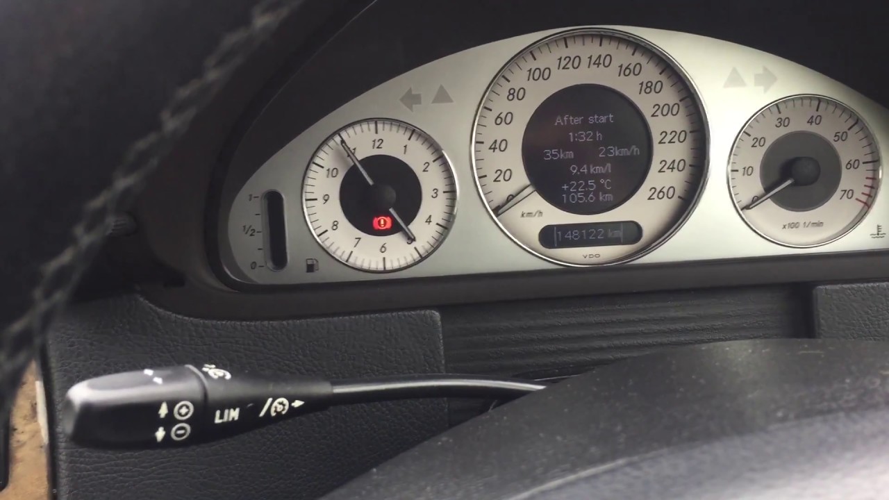 How to Set Time in Mercedes CLK W209. Japan Import - YouTube