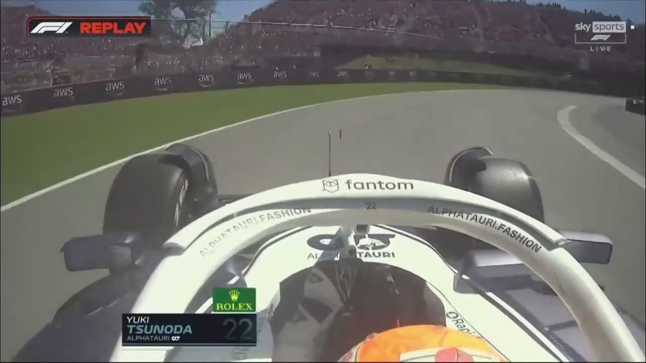 Yuki Tsunoda Goes Straight And Crashes Leaving Pit | Canadian GP - 2022 ...