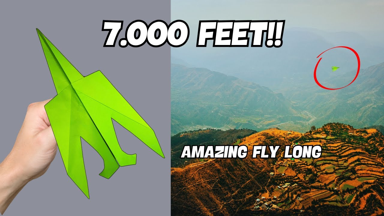 amazing paper airplanes!! how to make best paper planes that flies very ...