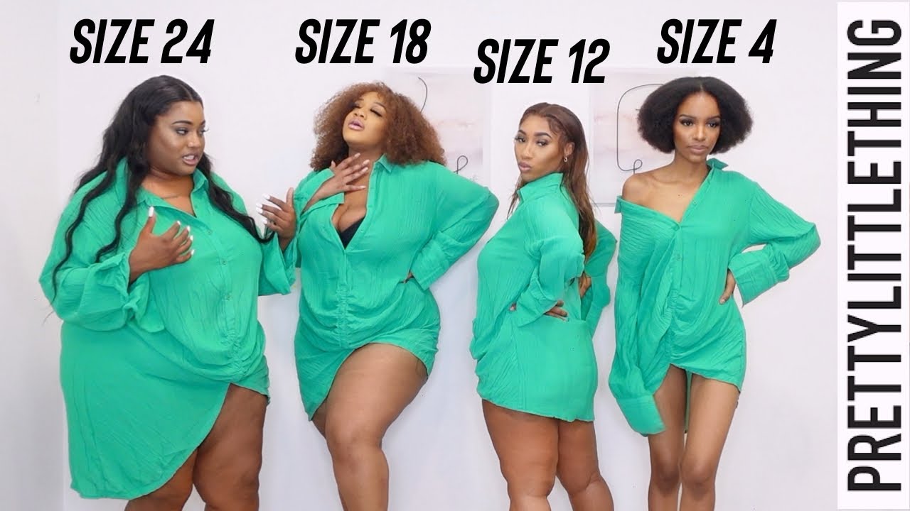 SIZE 4 Vs 12 Vs 18 Vs 24 TRY ON SAME PRETTY LITTLE THING OUTFITS YouTube SIZE 4 Vs 12 Vs 18 Vs 24 TRY ON SAME PRETTY LITTLE THING OUTFITS YouTube