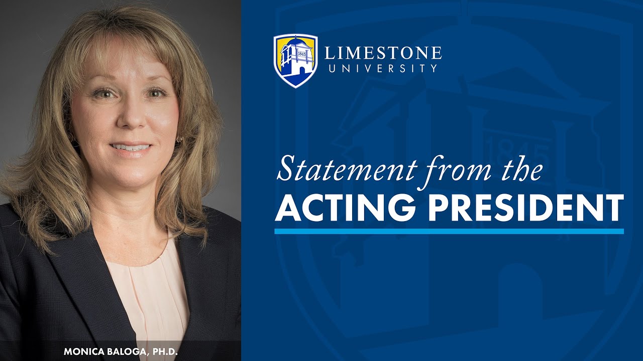 Message From The Acting President - Dr. Monica Baloga - YouTube