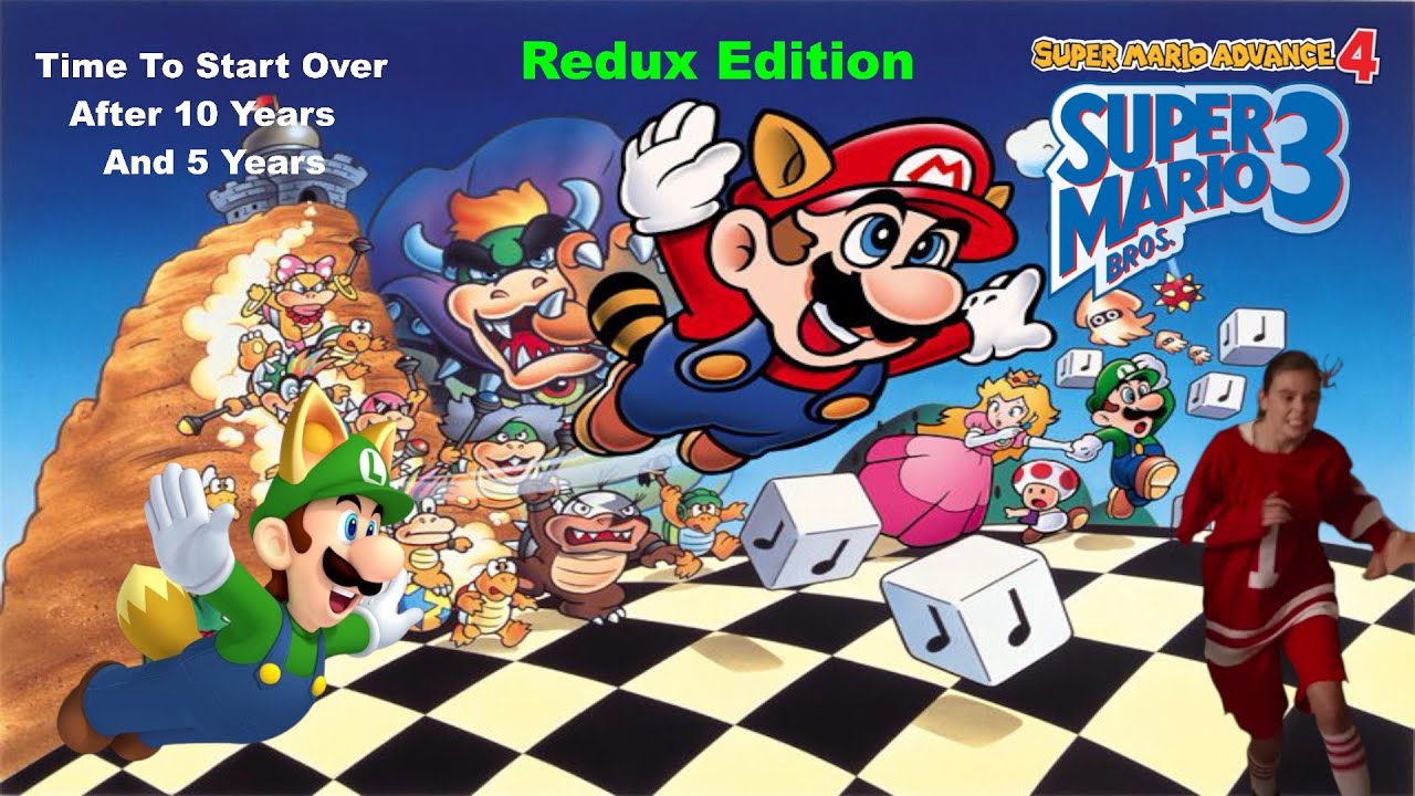 Super Mario Advance 4 Super Mario Bros 3 GBA Walkthrough (Redux) Part 4 ...