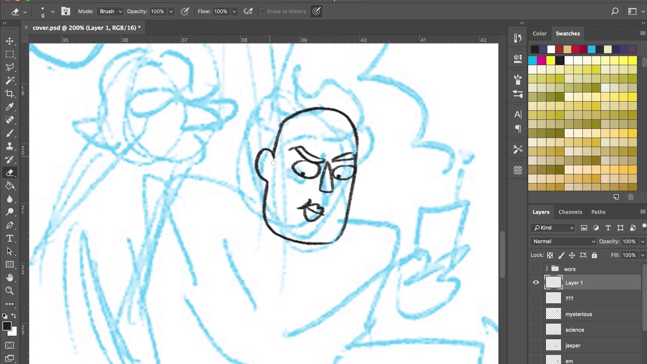 The Legend of Val: watch me draw! p1 - YouTube