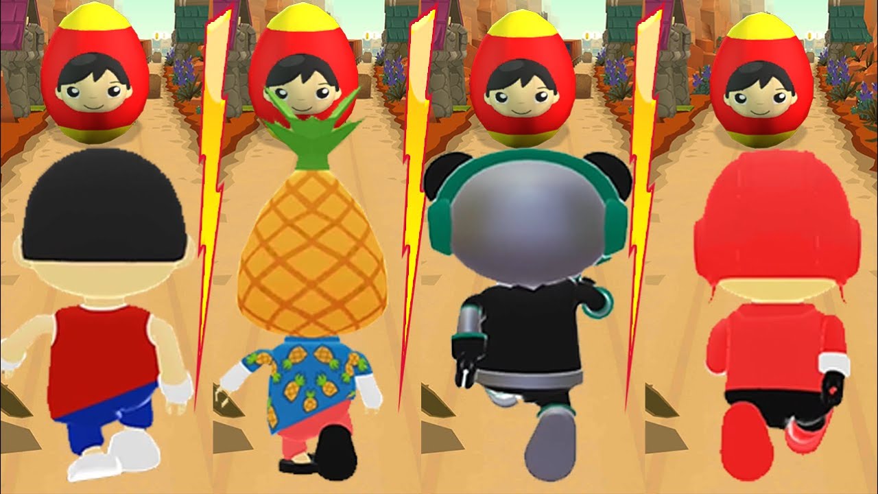 Tag with Ryan - Spy Robo Combo vs Team USA vs Pineapple Ryan vs Red ...