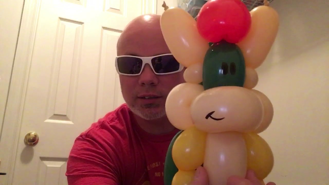 Bowser balloon tutorial! - YouTube