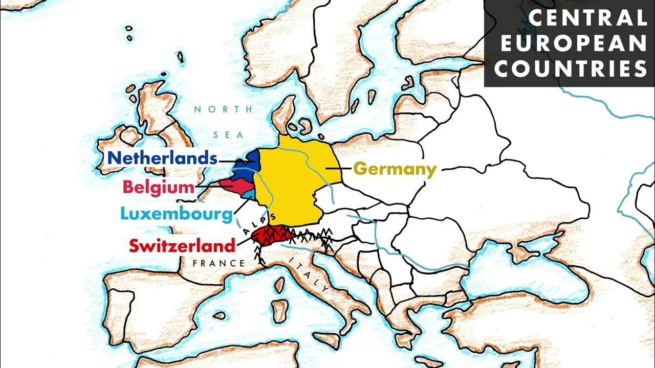 CC Cycle 2 Week 17 Geography: Central European Countries (Song & Map ...
