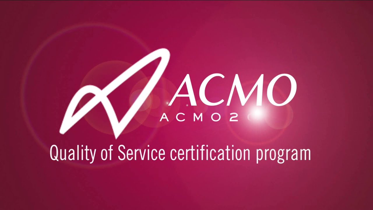 ACMO - proud to be certified - YouTube