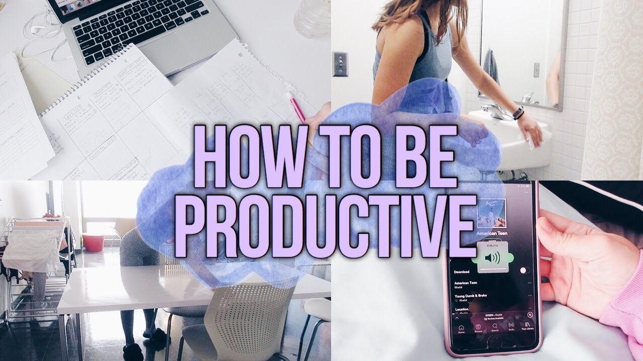 A VERY PRODUCTIVE DAY: CLEANING, HOMEWORK, GYM, YOGA... - YouTube