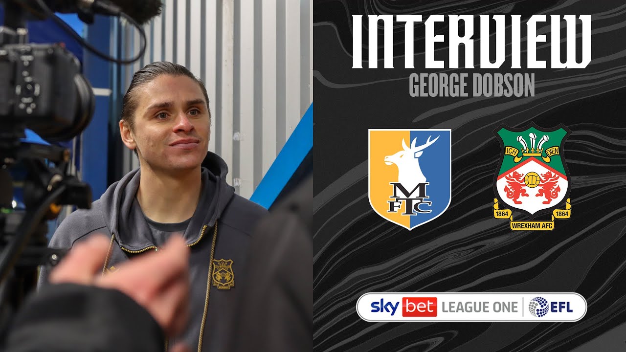 INTERVIEW | George Dobson after Mansfield Town - YouTube