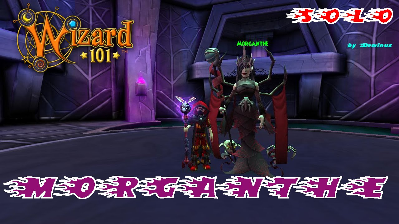 Wizard101 Morganthe Solo [Fire lvl 100] - YouTube