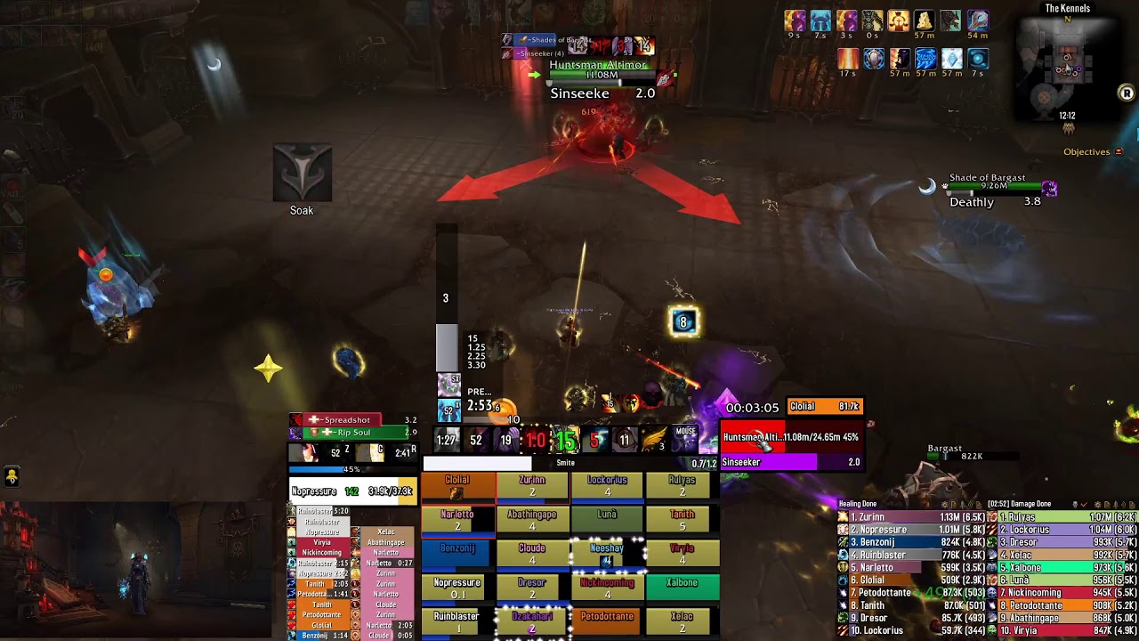 Huntsman Altimore Mythic - Discipline Priest PoV - YouTube