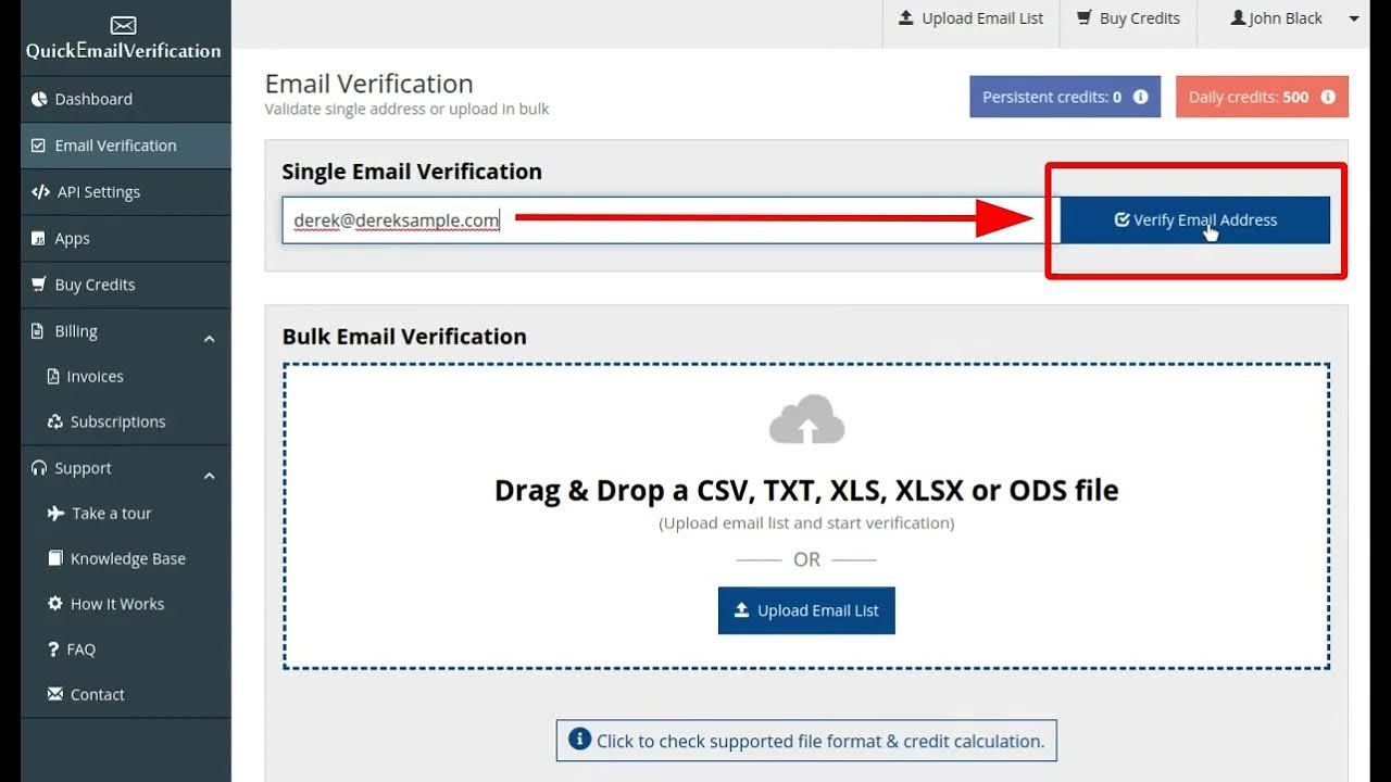 Single email verification - YouTube