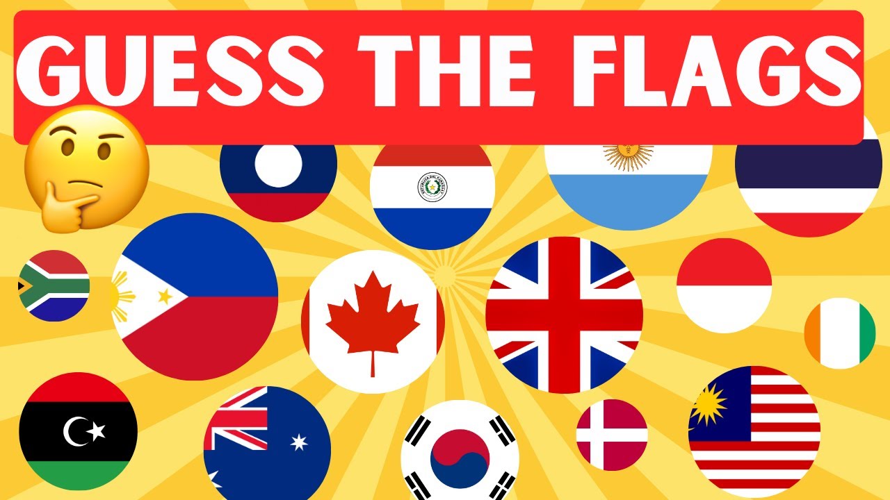 GUESS THE FLAGS (EASY) I 70 FLAGS QUIZ - YouTube
