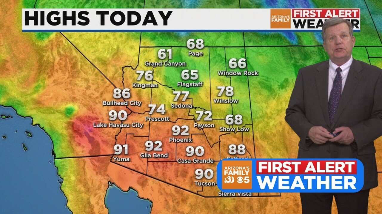 AZFAMILY First Alert Weather 9pm update for 4/25/2023 - YouTube