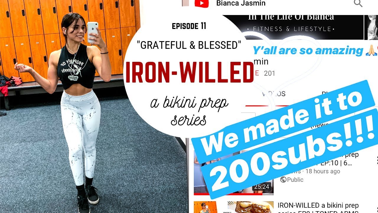 IRON-WILLED a bikini prep series EP11 DAY55 | Exciting life updates ...