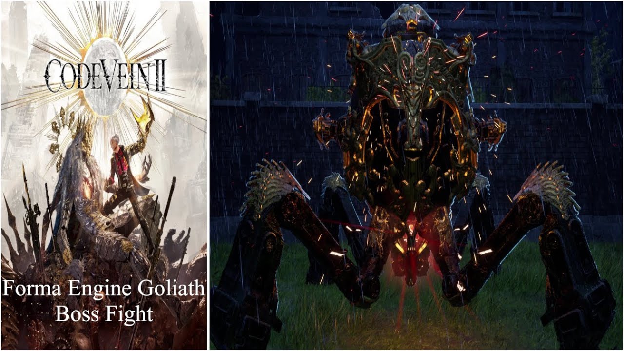 Code Vein II - Forma Engine Goliath Boss Fight - YouTube