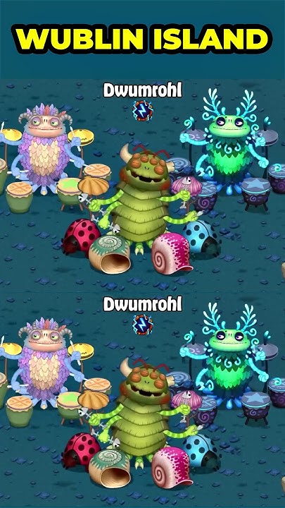 Dwumrohl New Monster Wublins Sounds and Animations My Singing Monsters - YouTube
