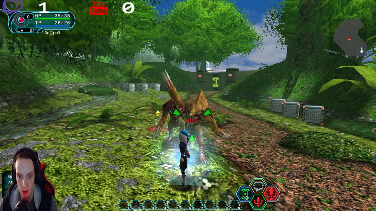 Phantasy Star Online Blue Burst - Live Stream - Part 1. Get Sc{}ped ...