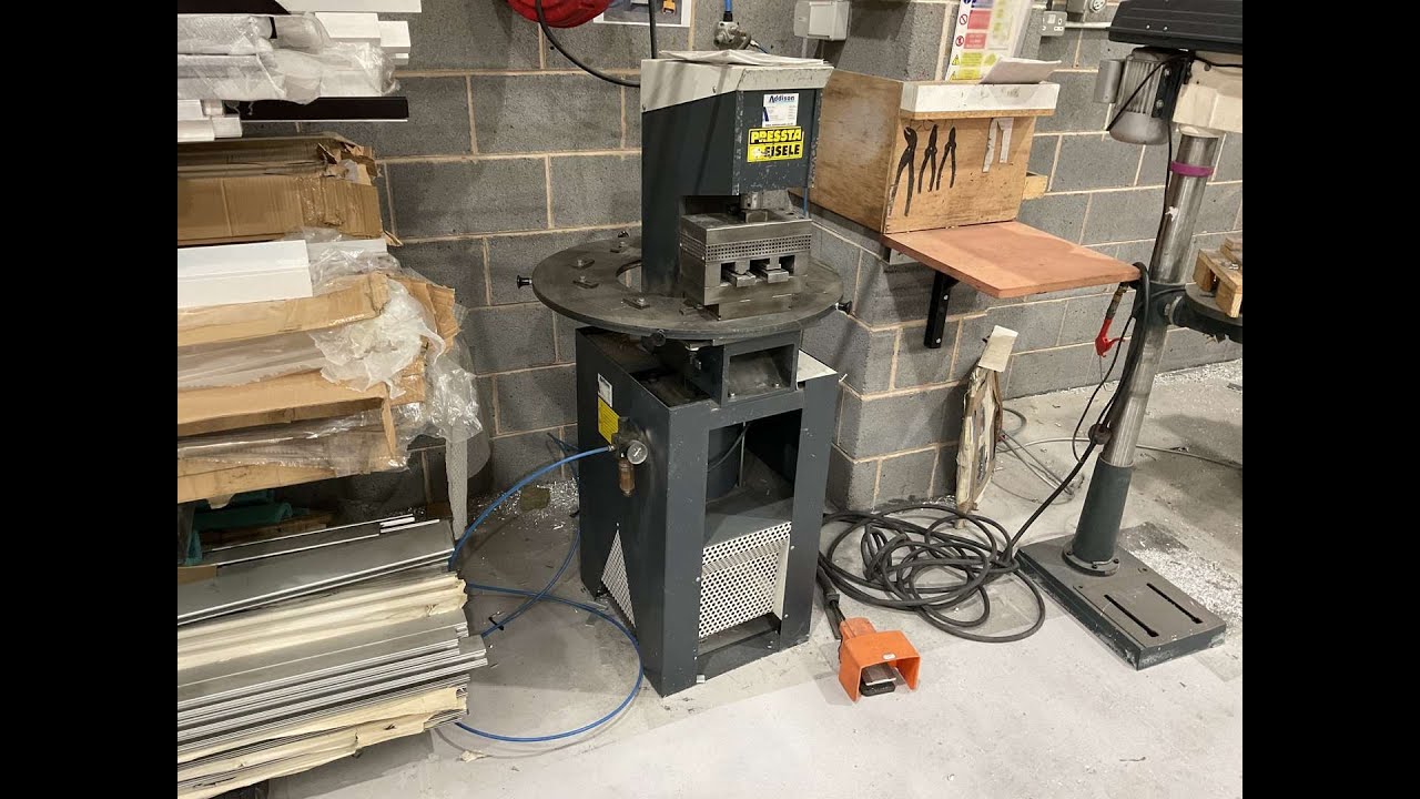 2016 Pressta Eisele Dyno-9 Pneumatic Punching Press (3865/2) - YouTube