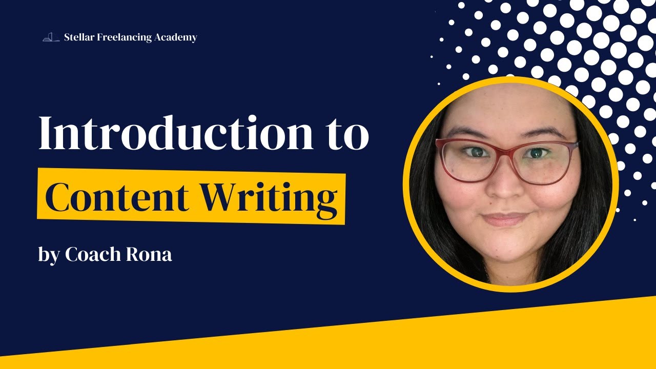 Introduction to Content Writing | Online Course for Freelancers ...
