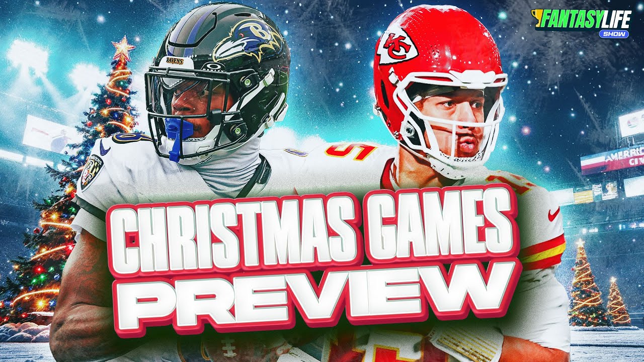 Fantasy Football Christmas Games Preview + Holiday Movie Draft! - YouTube