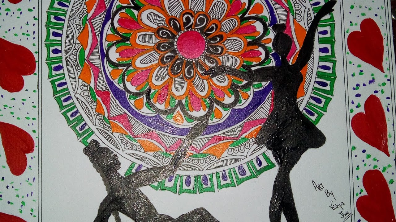 How to😮🤔 draw fine art and classical form aur ballet forms of dance in ...