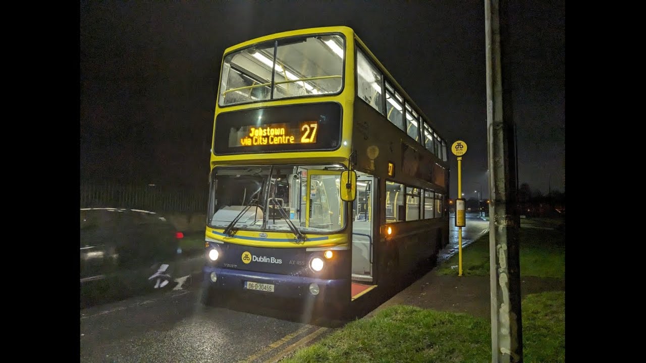 | Dublin bus | 06-D-30455 | AX455 | route 27 | to jobstown | 13\2\24 ...
