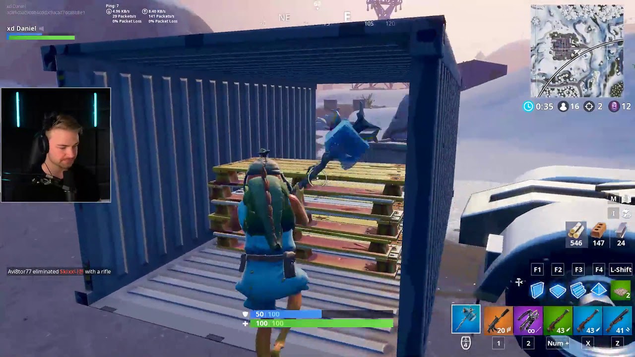 ALL THIS LOOT FROM ONE AIRDROP.. Fortnite Daily Best Moments Ep.535 ...