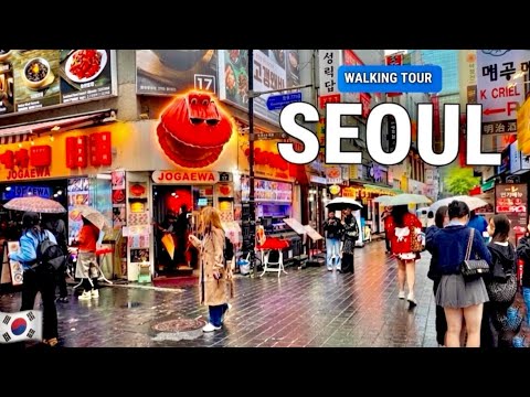 Seoul, KOREA 🇰🇷 Myeongdong Street Food & Shopping Area | 4K Walking Tour 2026