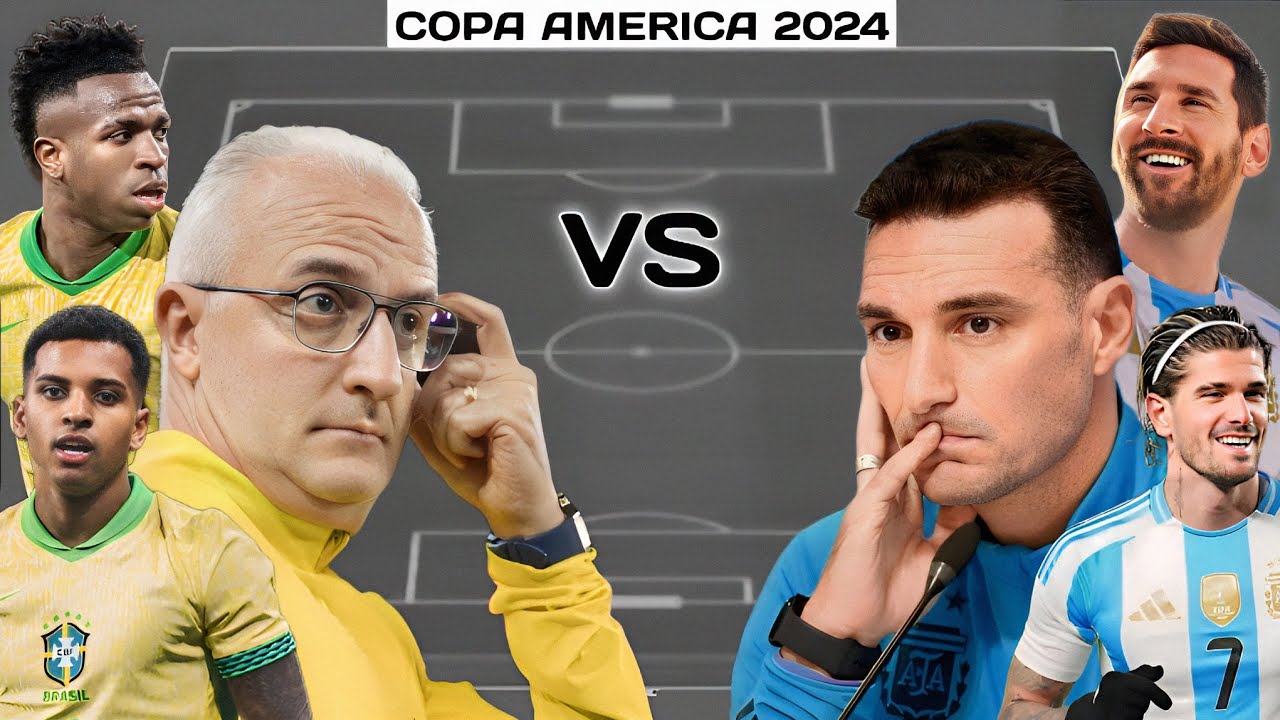 Brazil Lineup or Argentina Lineup Copa America 2024 HD - YouTube