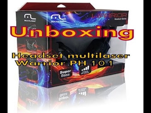 Unboxing - Headset Gamer multilaser Warrior PH101 - YouTube
