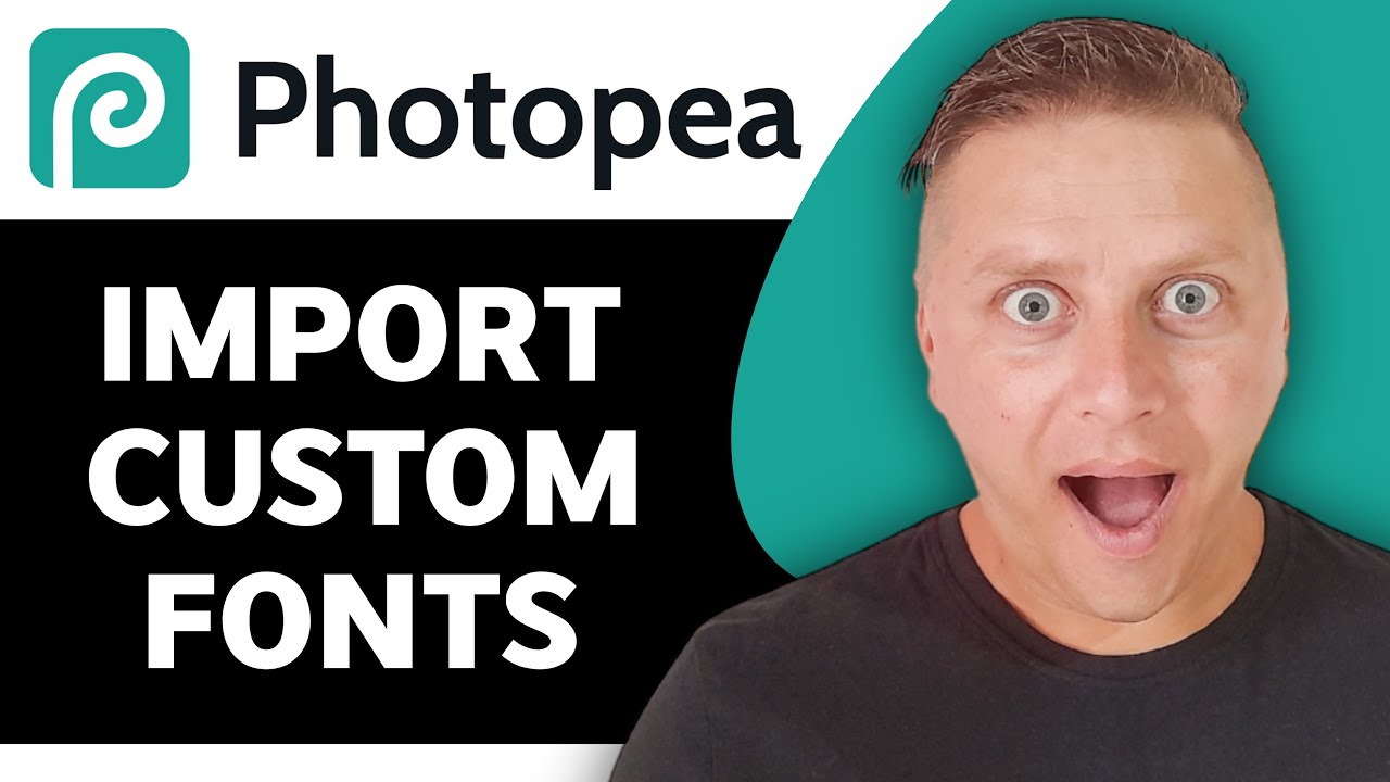 How to Import Custom Fonts into Photopea | Photopea Tutorial 2025 - YouTube