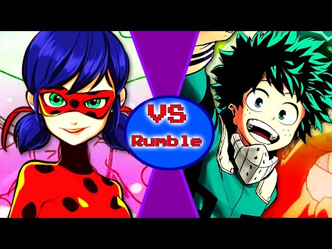 Ladybug VS Izuku "Deku" Midoriya (Miraculous Ladybug VS MHA) | VS ...