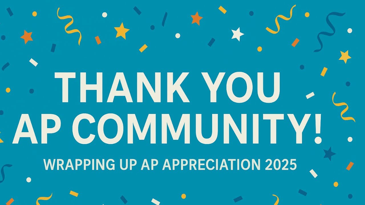 AP Appreciation Week 2025 - Wrap Up - YouTube