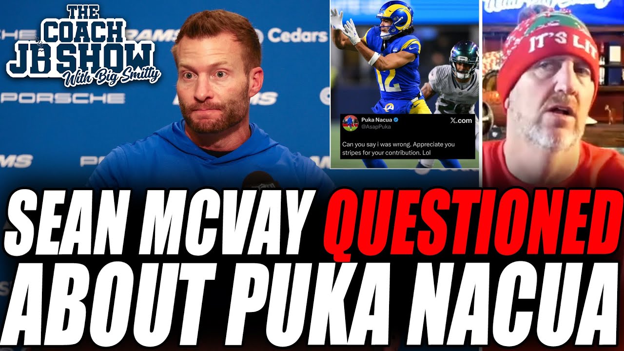 Coach JB On Sean McVay's Comments About Puka Nacua's Tweet About Refs ...