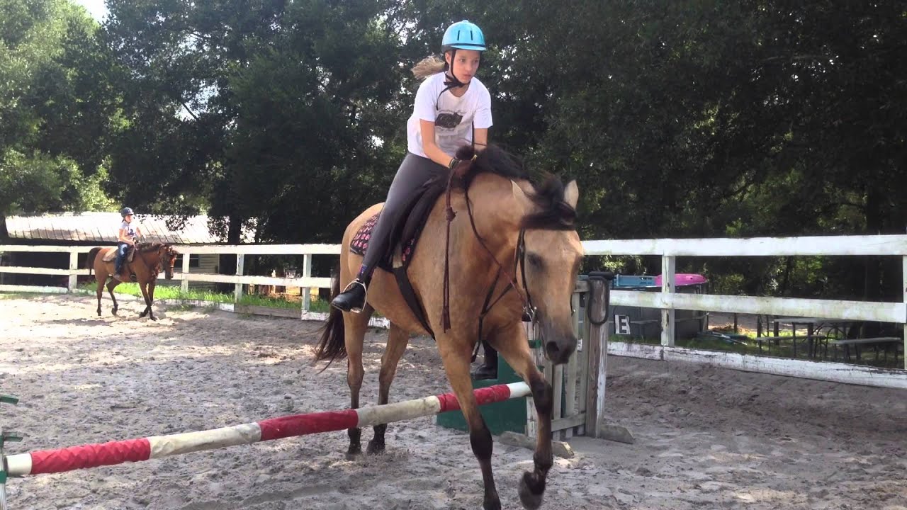 Rachel Riding Horses at Equestrian Quest - YouTube