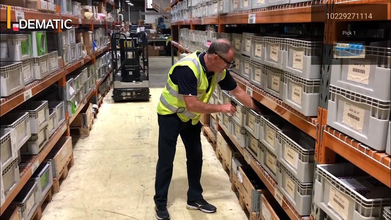 Dematic Vision Picking In Action - YouTube