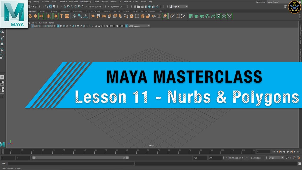 MAYA MASTERCLASS 11 - What's The Difference NURBS Vs POLYGONS ( BEGINNER TUTORIALS ) - YouTube