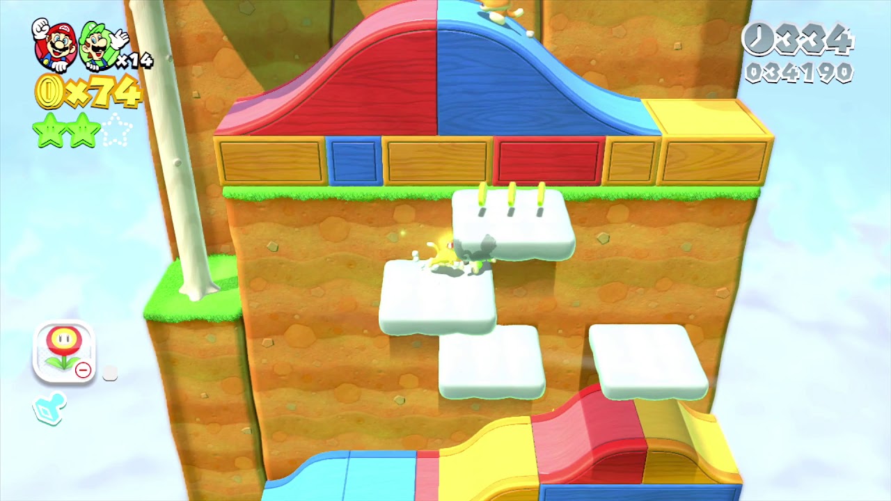 Super Mario 3D world world 1-3 Mount Beanpole in @1080/ 60fsp - YouTube