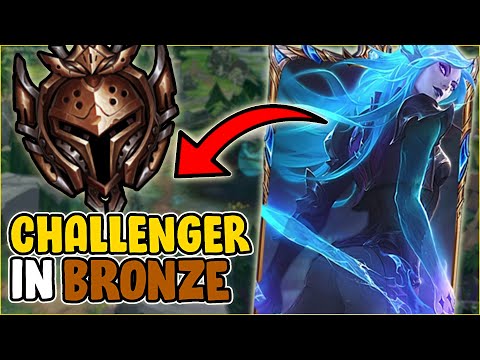 What happens when a CHALLENGER KATARINA visits BRONZE | Challenger Katarina vs Bronze Elo