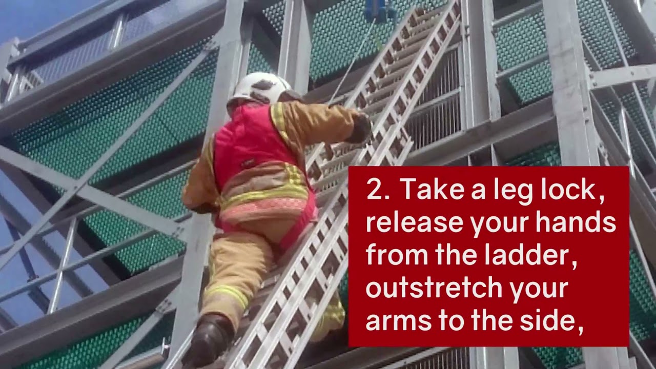 Ladder Climb Physical Test - YouTube