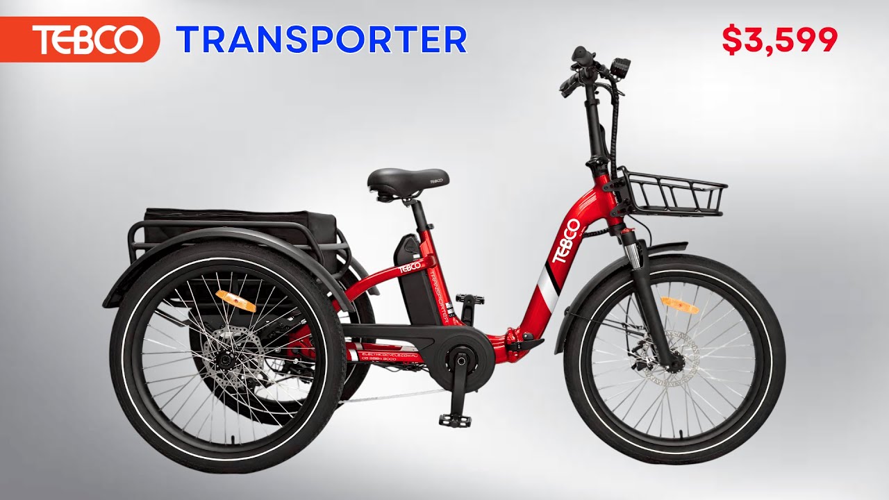 The TEBCO Folding Transporter Tricycle - YouTube